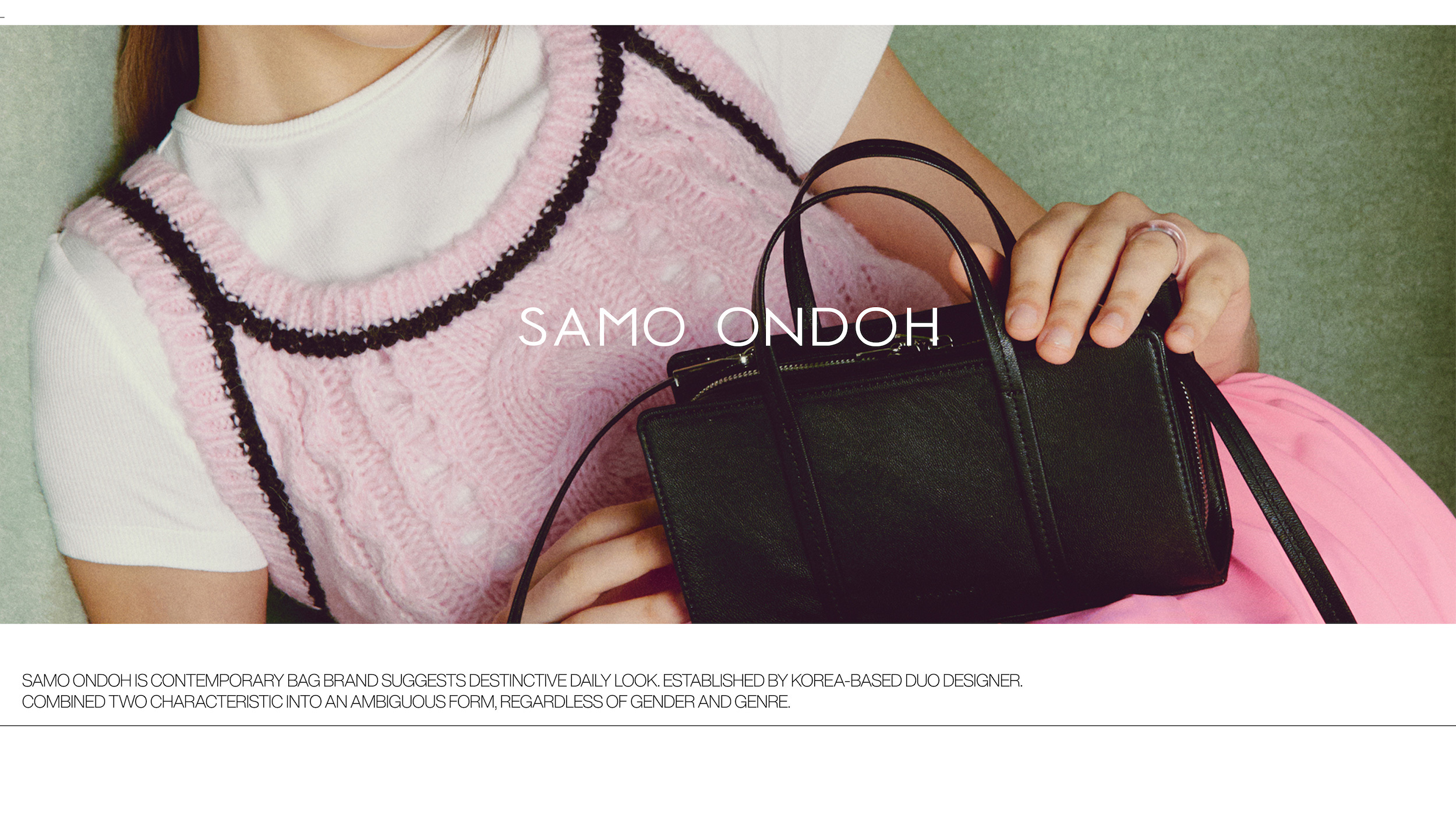 SAMO ONDOH 韓國設計師包包品牌