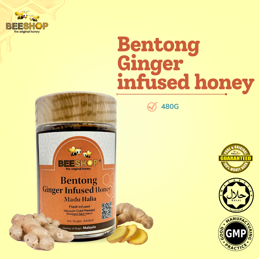 BENTONG GINGER HONEY (HALAL) - The Bee Shop