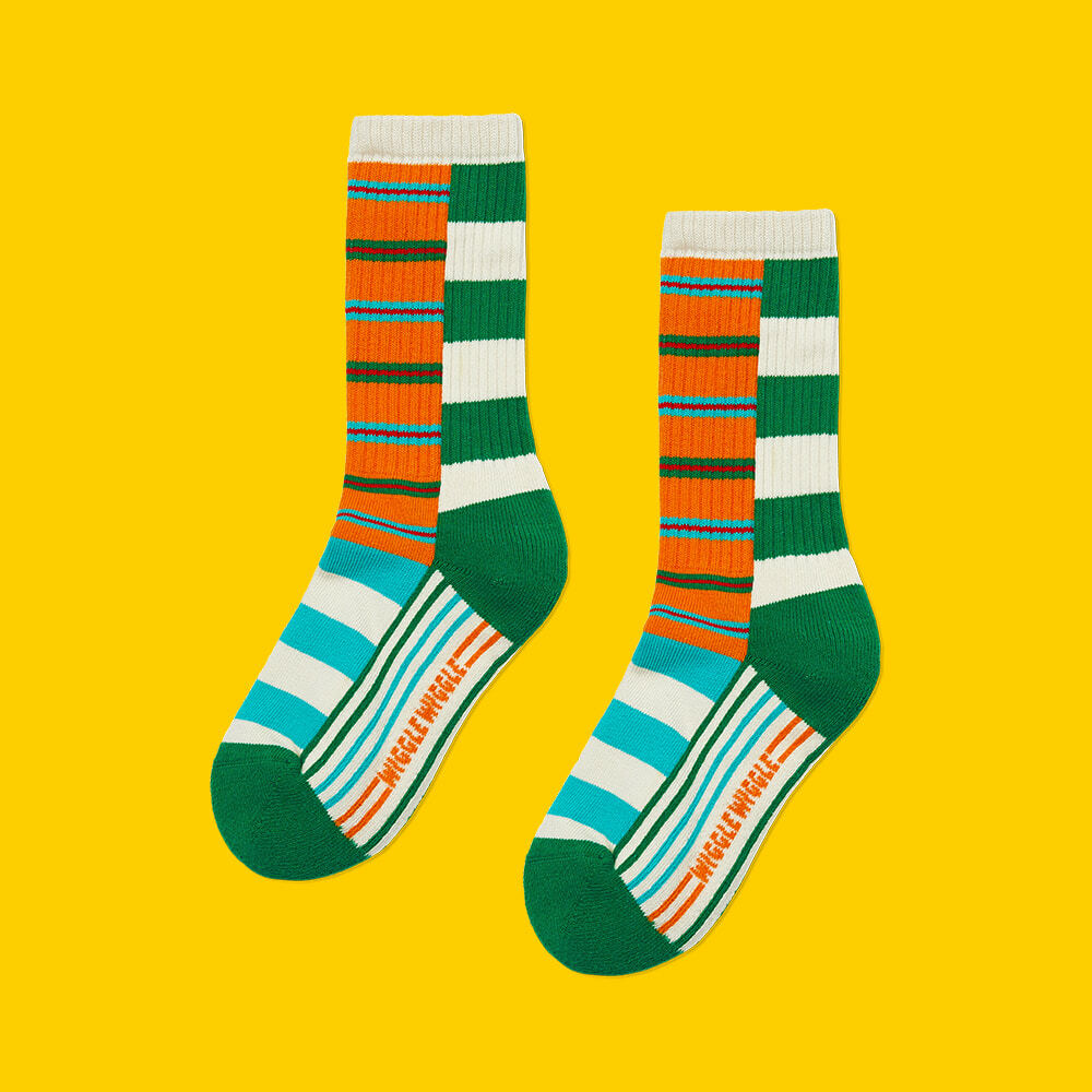 Wiggle Wiggle Cushion Socks - Tangerine