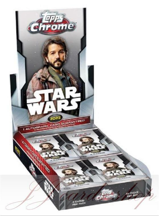 2023 Topps Star Wars Chrome 星際大戰 鉻版系列 電影收藏卡 卡盒