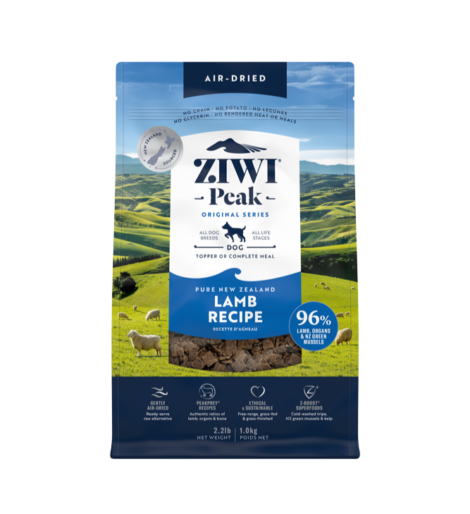 ZiwiPeak 羊肉配方風乾狗糧 454g/1kg/2.5kg/4kg
