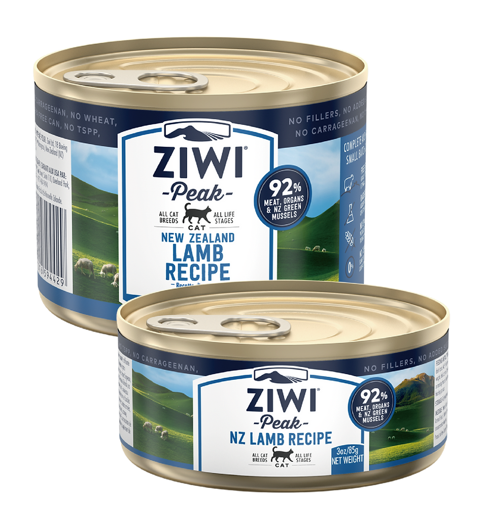 ZiwiPeak 鮮肉羊肉配方貓罐頭 85g/185g