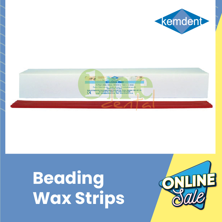 Beading Wax Strip, Red