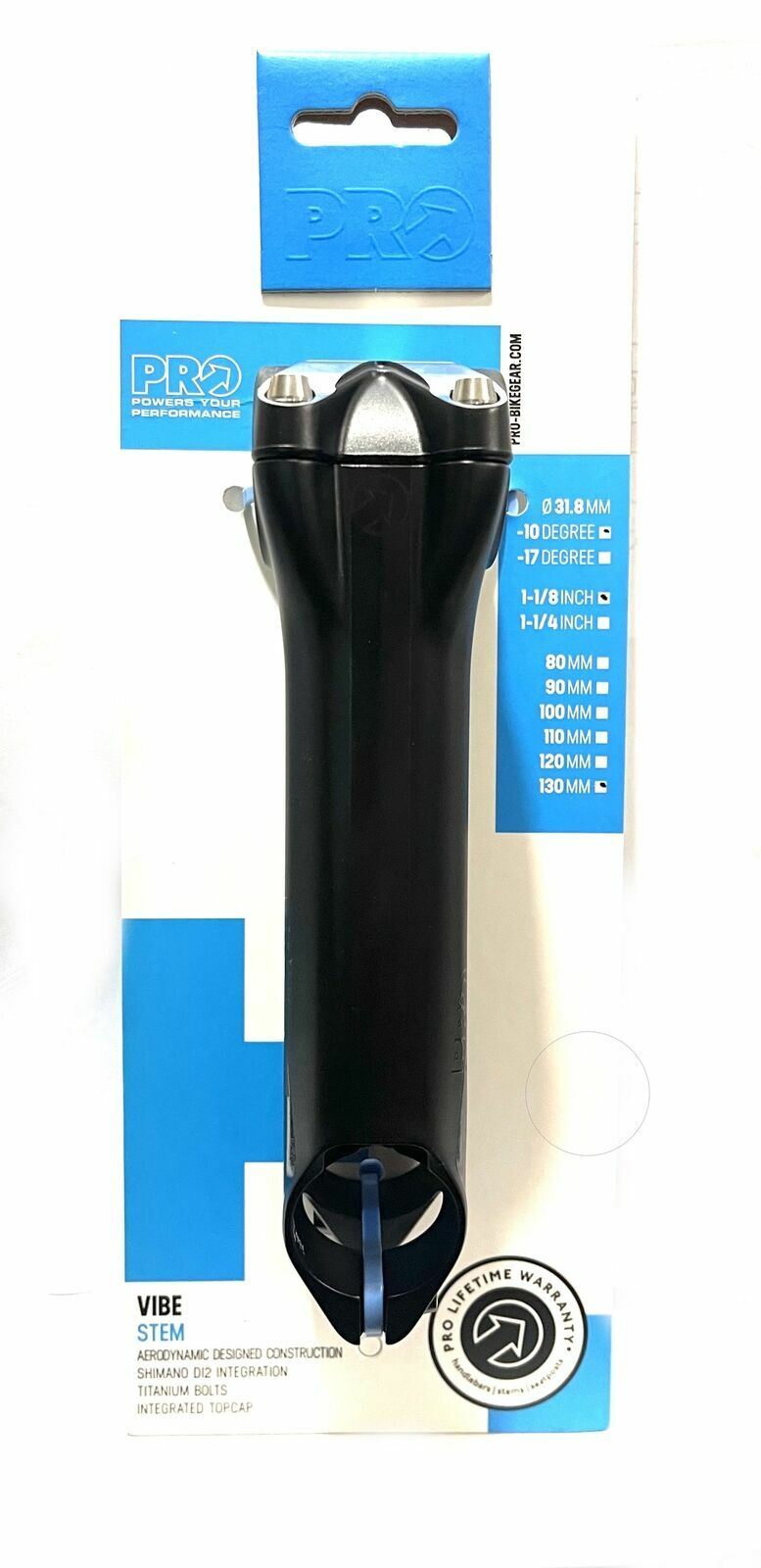 Shimano New Pro VIBE Di2 Integration Alloy Stem w/ Top
