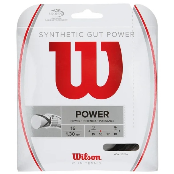 Wilson Synthetic Gut Power 16 (1.30mm) Tennis String
