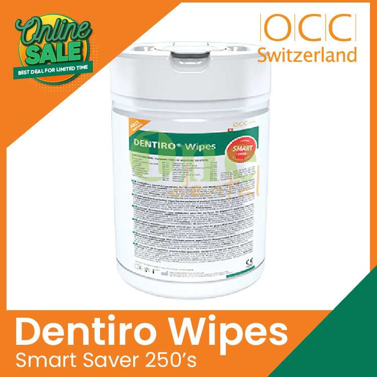 Dentiro Wipe Smart Saver, 250's/btl