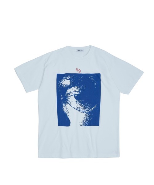 F-LAGSTUF-F - "FLG" S/S TEE / WHITE