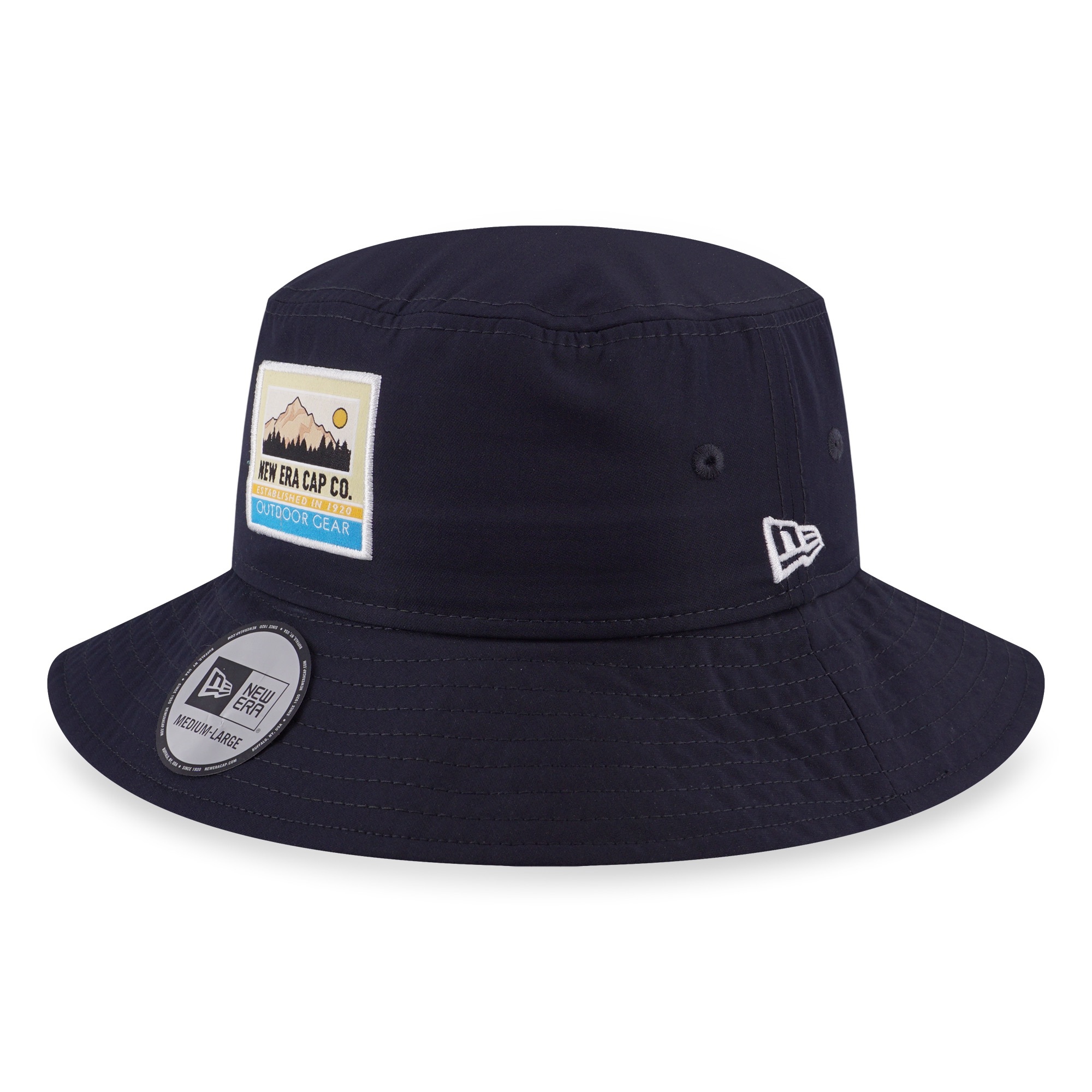 New Era - Mountain Label Bucket Hat Black