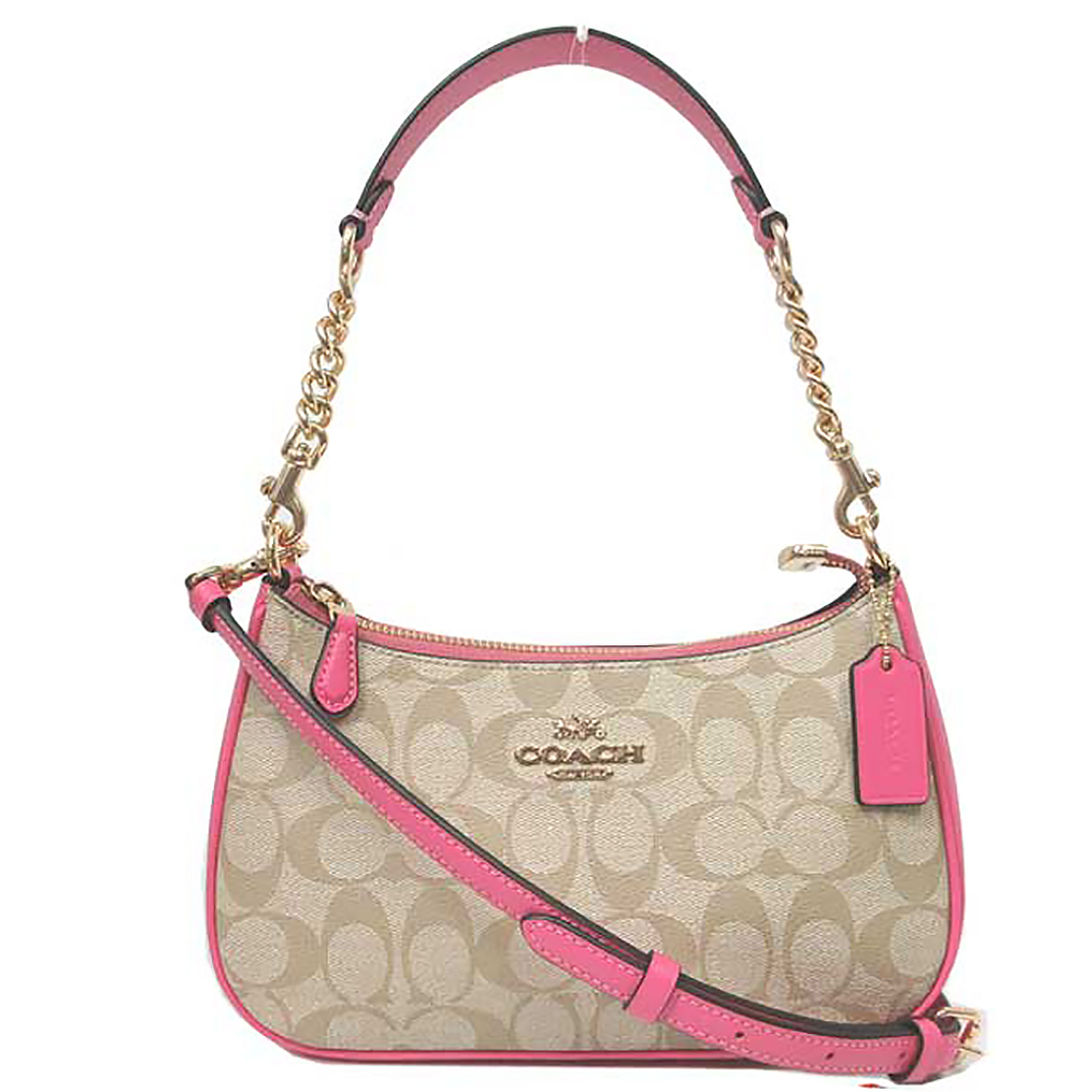 COACH PVC LOGO 小水餃包