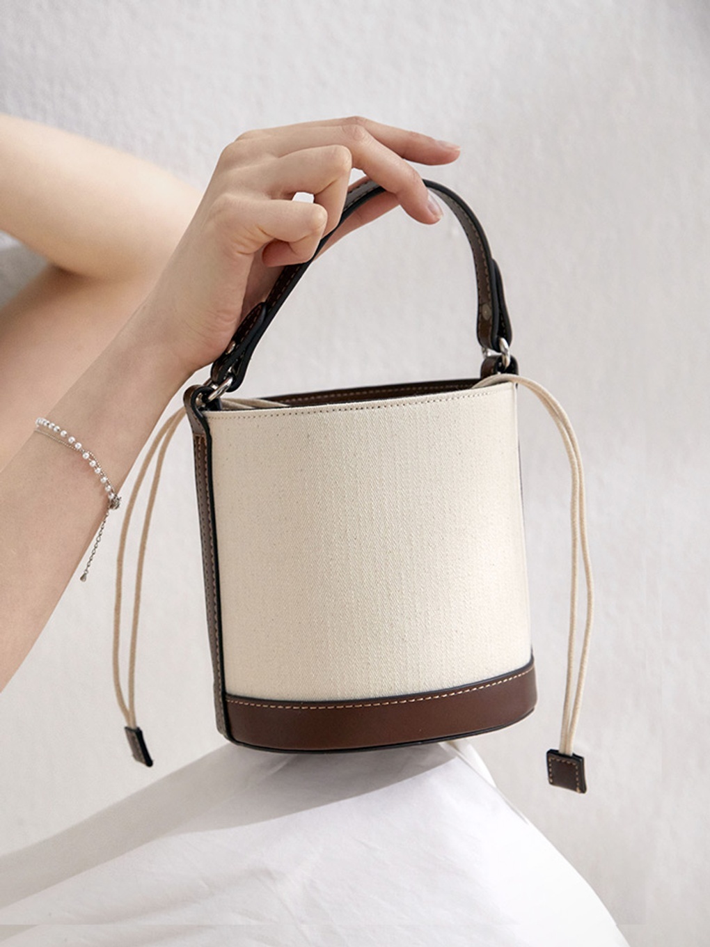 SHOOPEN Canvas Bucket Bag HPABGD224M