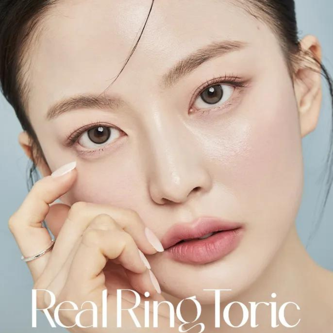 [散光] OLENS Real Ring Toric 1 Month Gray 氧氣灰｜月拋散光彩妝隱形眼鏡