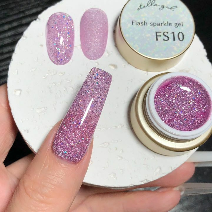 Flash Sparkle Gel 七彩碎鑽爆閃 FS10