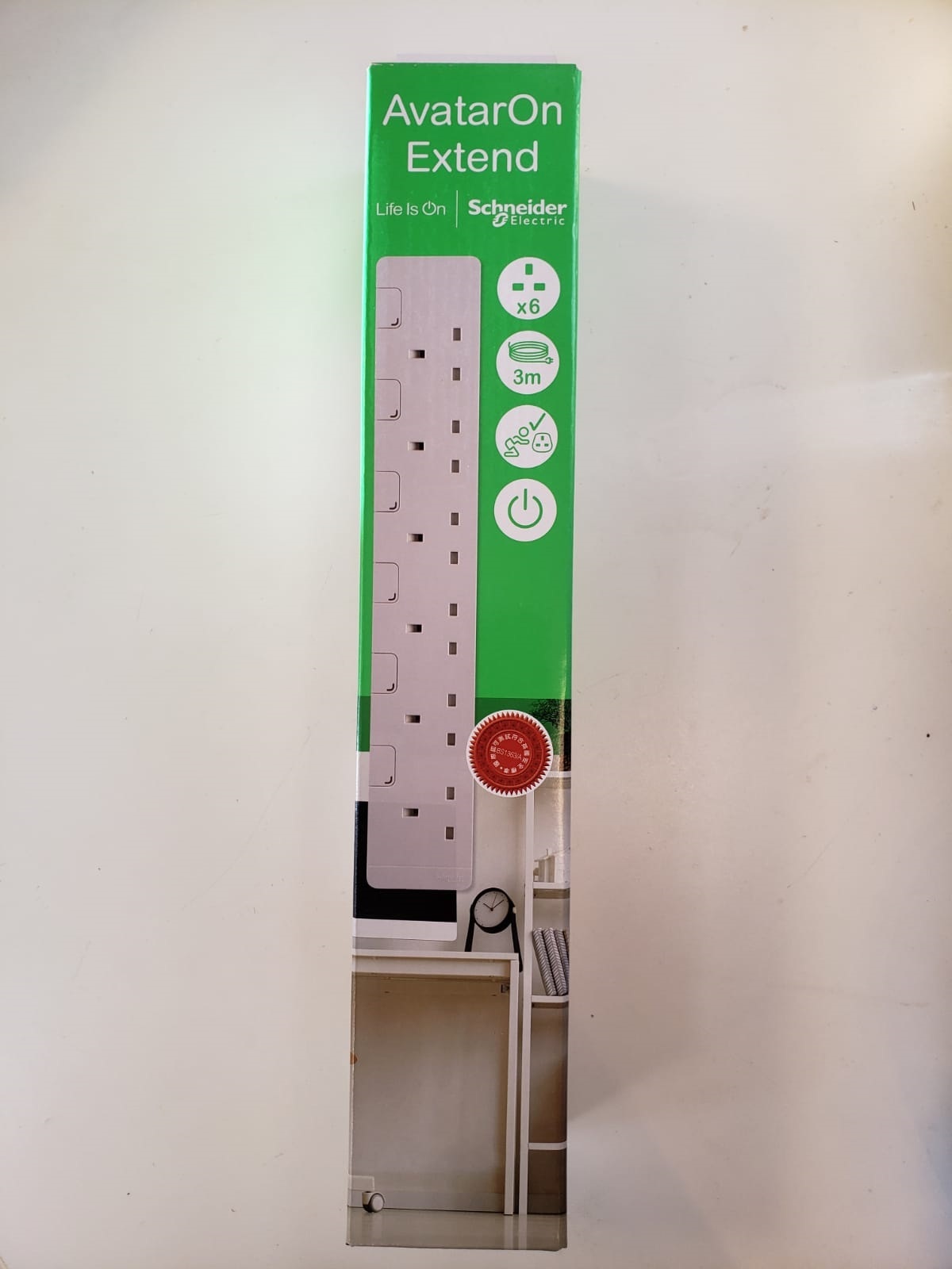 AvatarOn SN-TSH36 6位獨立開關插座