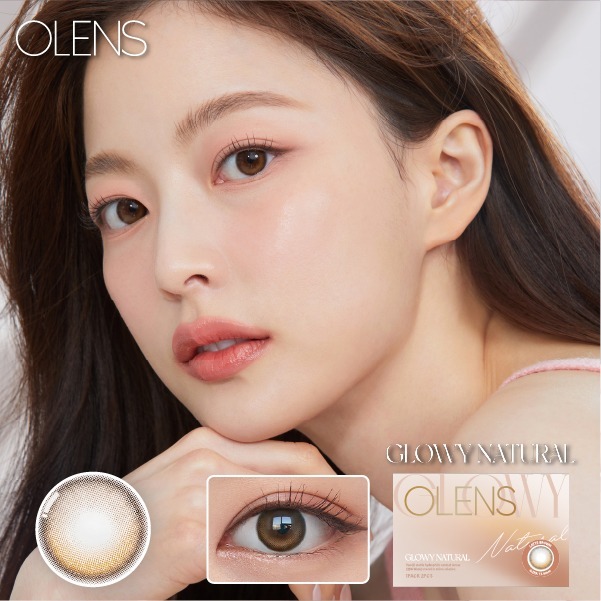 OLENS – GLOWY NATURAL LATTE BROWN｜1 MONTH（1盒2片）