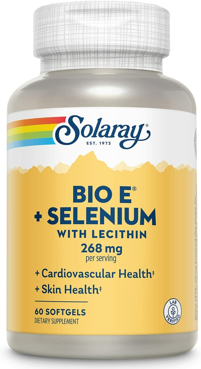 Solaray, 維他命E +硒 (含卵磷脂) 134mg, 120粒軟膠囊 (可服60次)