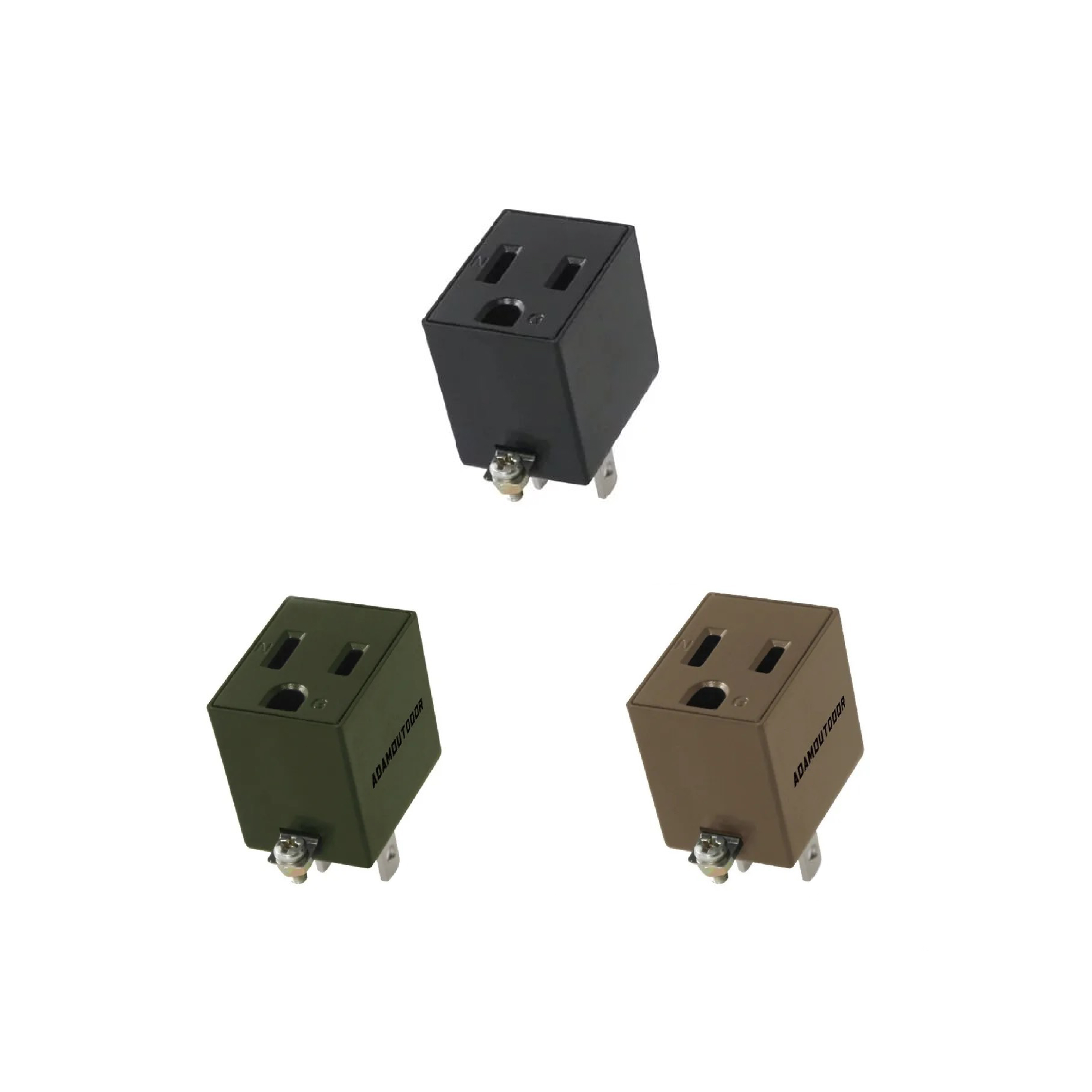 ADAM Plug Adapter直立式3轉2插頭