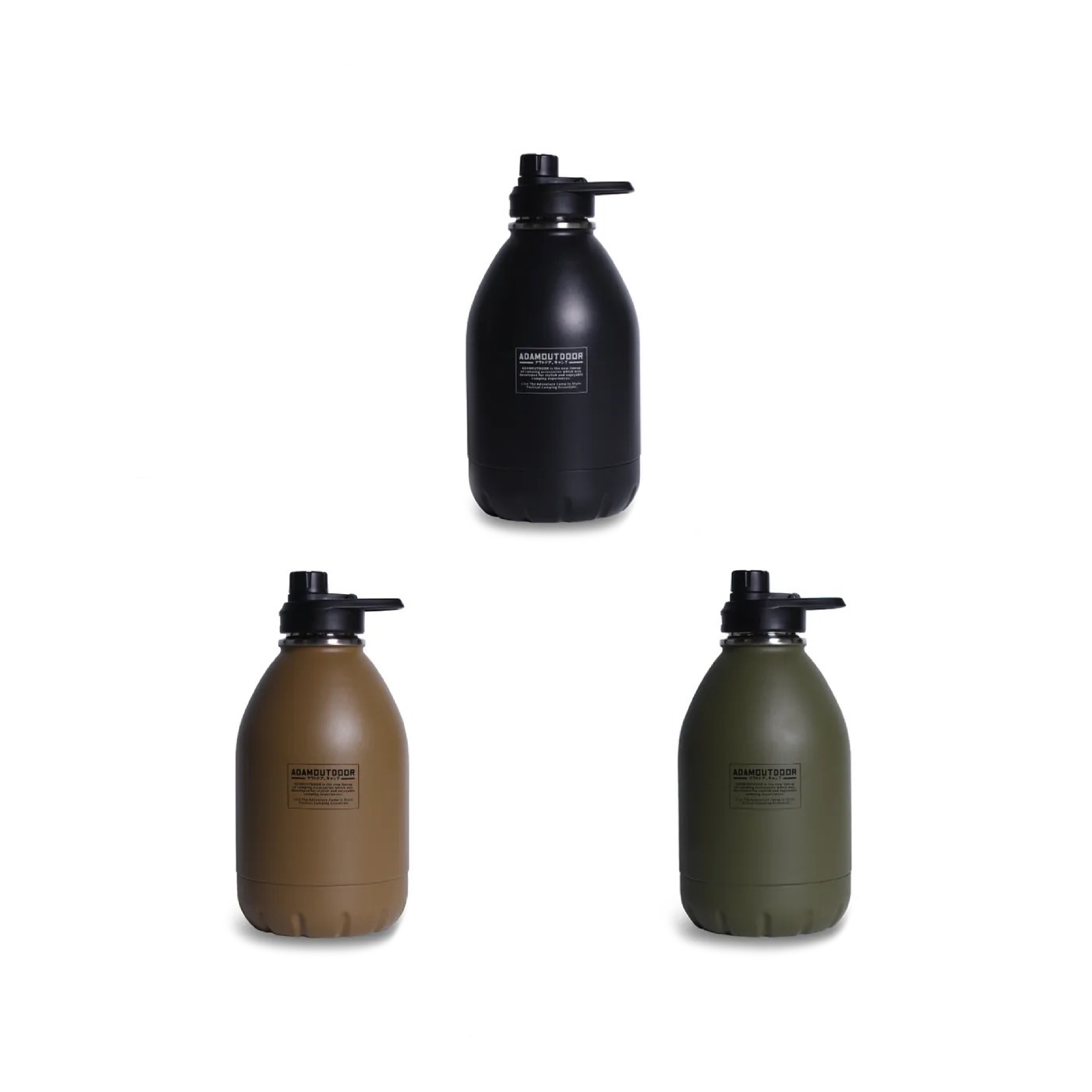 ADAM Vacuum bottle 304不銹鋼雙層砲彈保溫瓶 1800ml