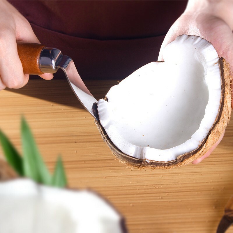 Curve Coconut Meat Remover Coconut Knife