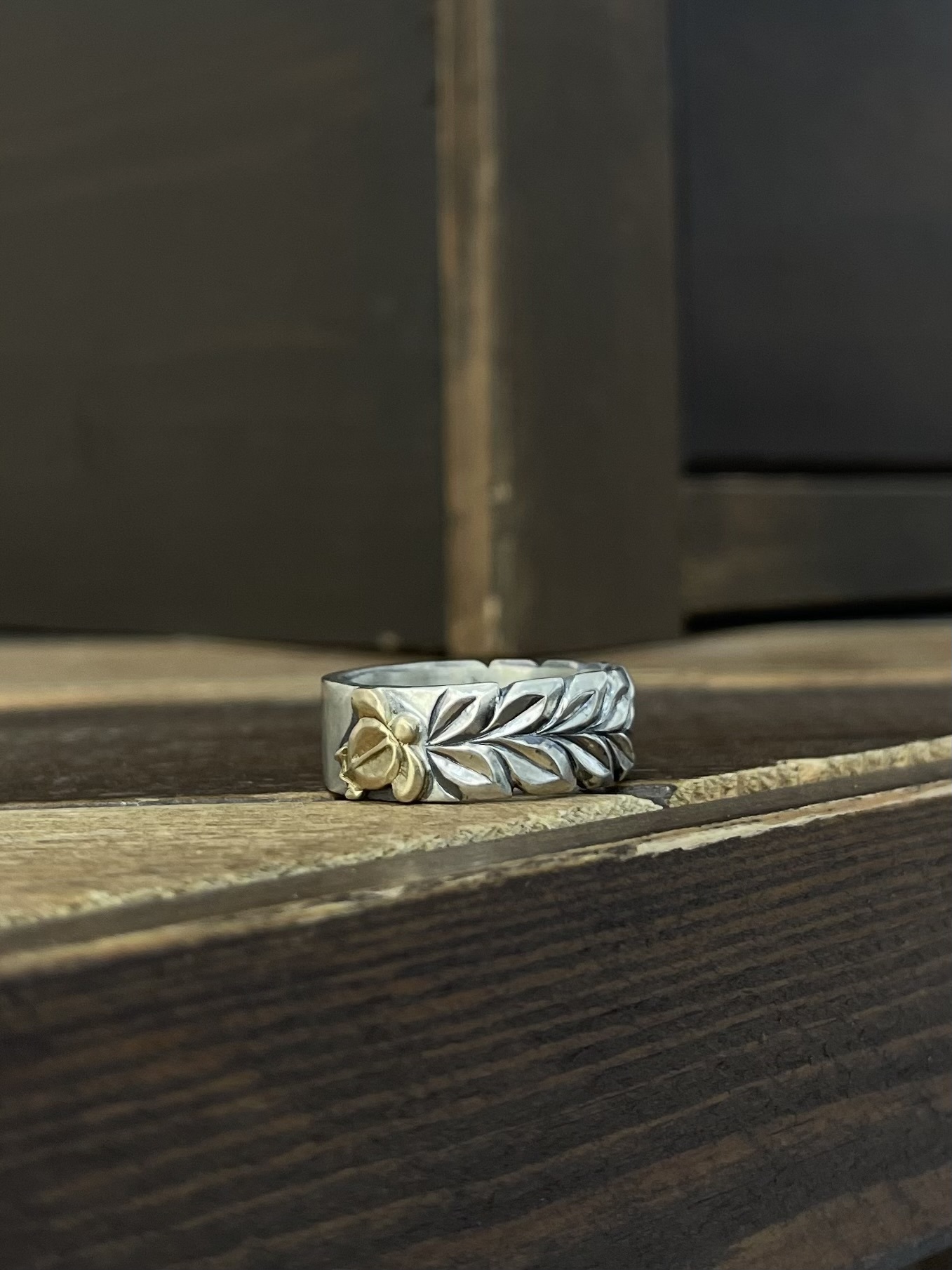 鳴島翔 K18 Motif Maile Ring