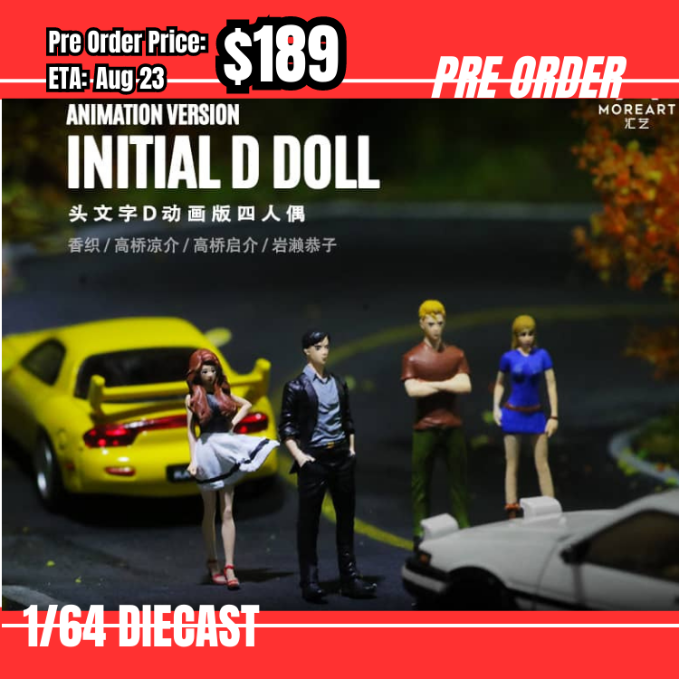 Pre Order-$189 MoreArt Initial D Animation Version Set