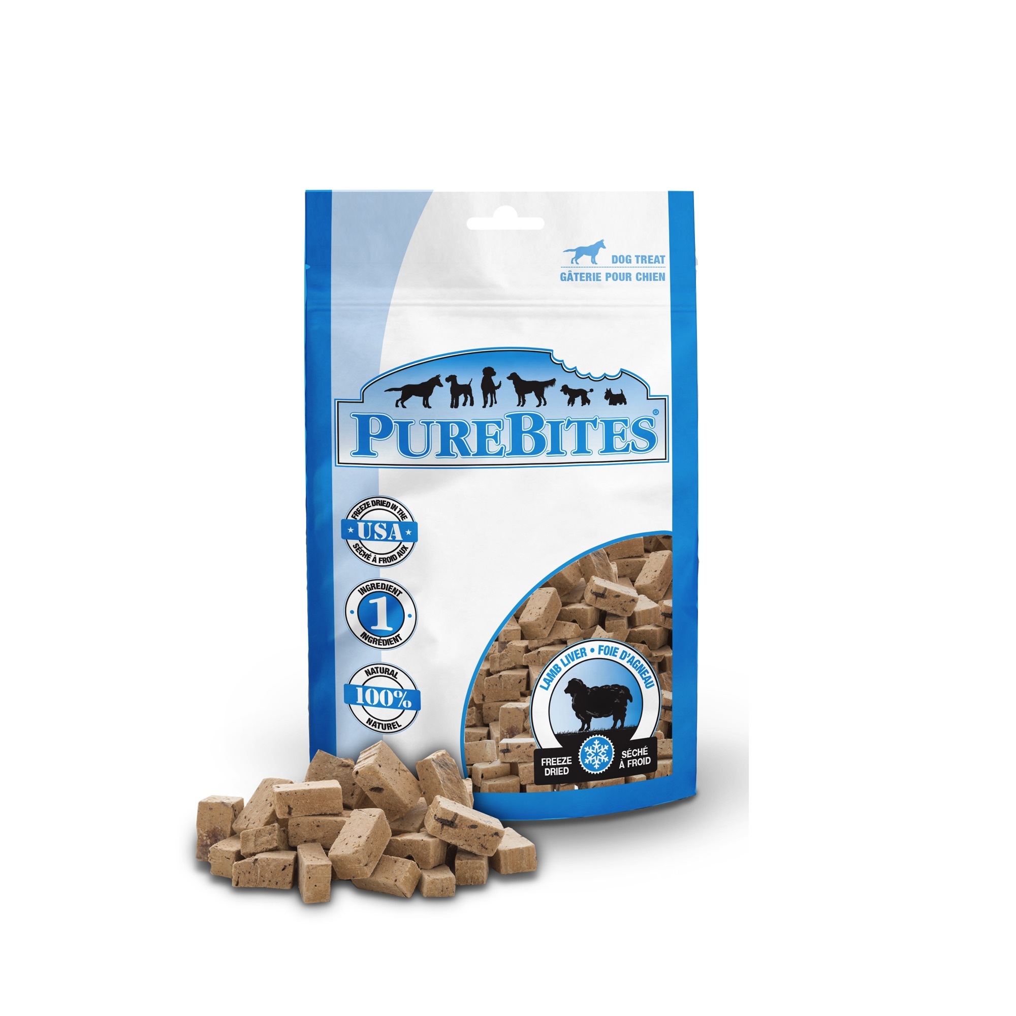 PureBites 凍乾羊肝狗零食 95g