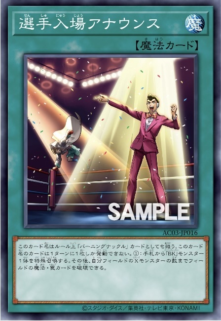 AC03-JP016 （NPR）選手入場宣告