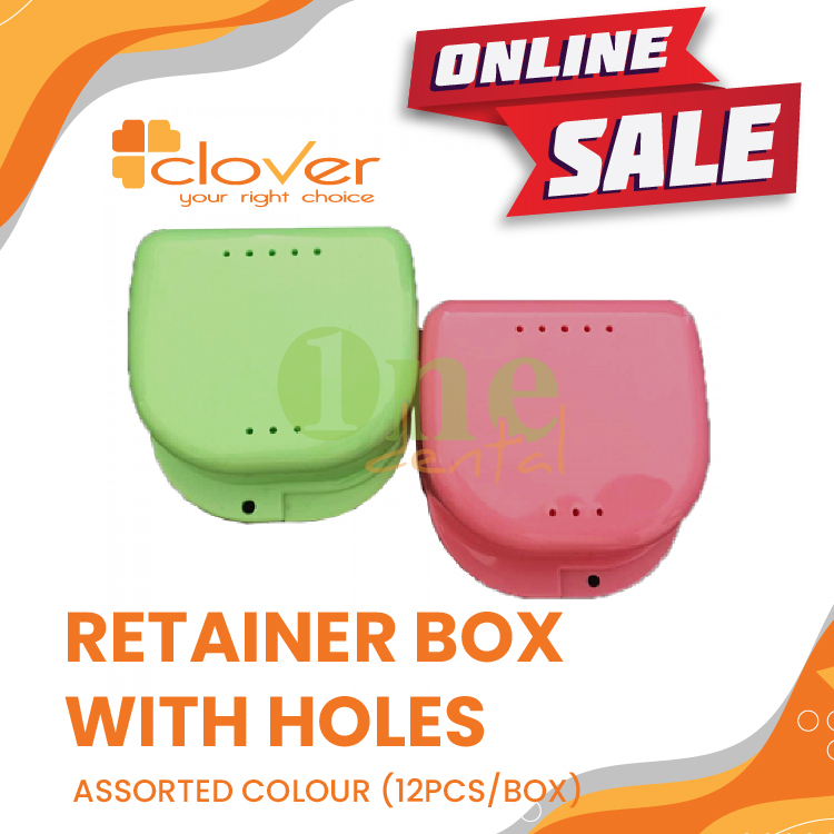 Retainer Box with holes, 12's/bx