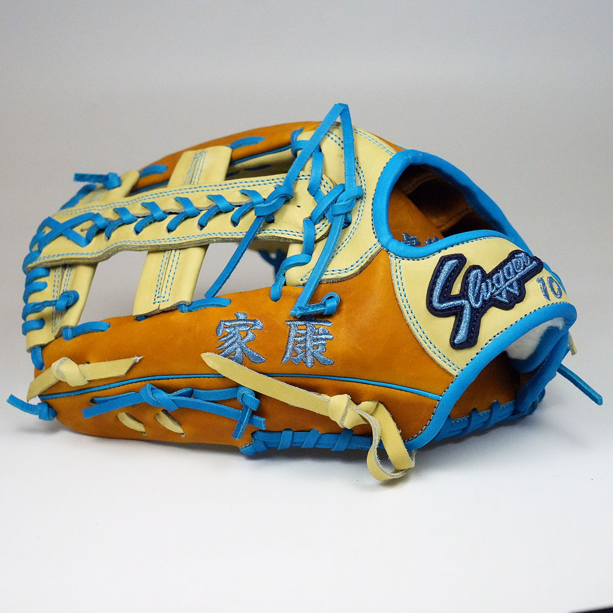 日本製 久保田 SLUGGER KUBOTA SPECIAL ORDER KSG-SPF 反手 硬式外野手套