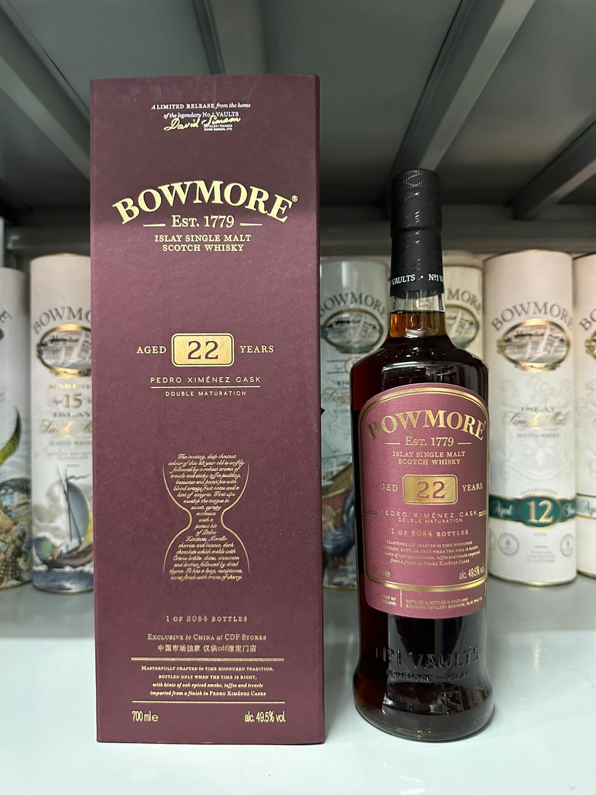 Bowmore 22 Years Pedro Ximenez Cask Double Maturation I