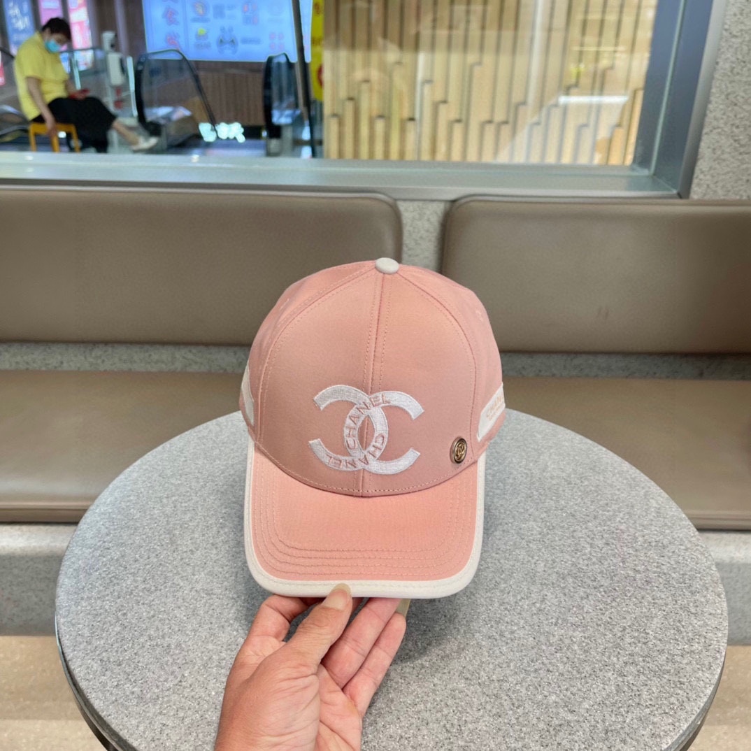 CH字母雙C標鴨舌帽