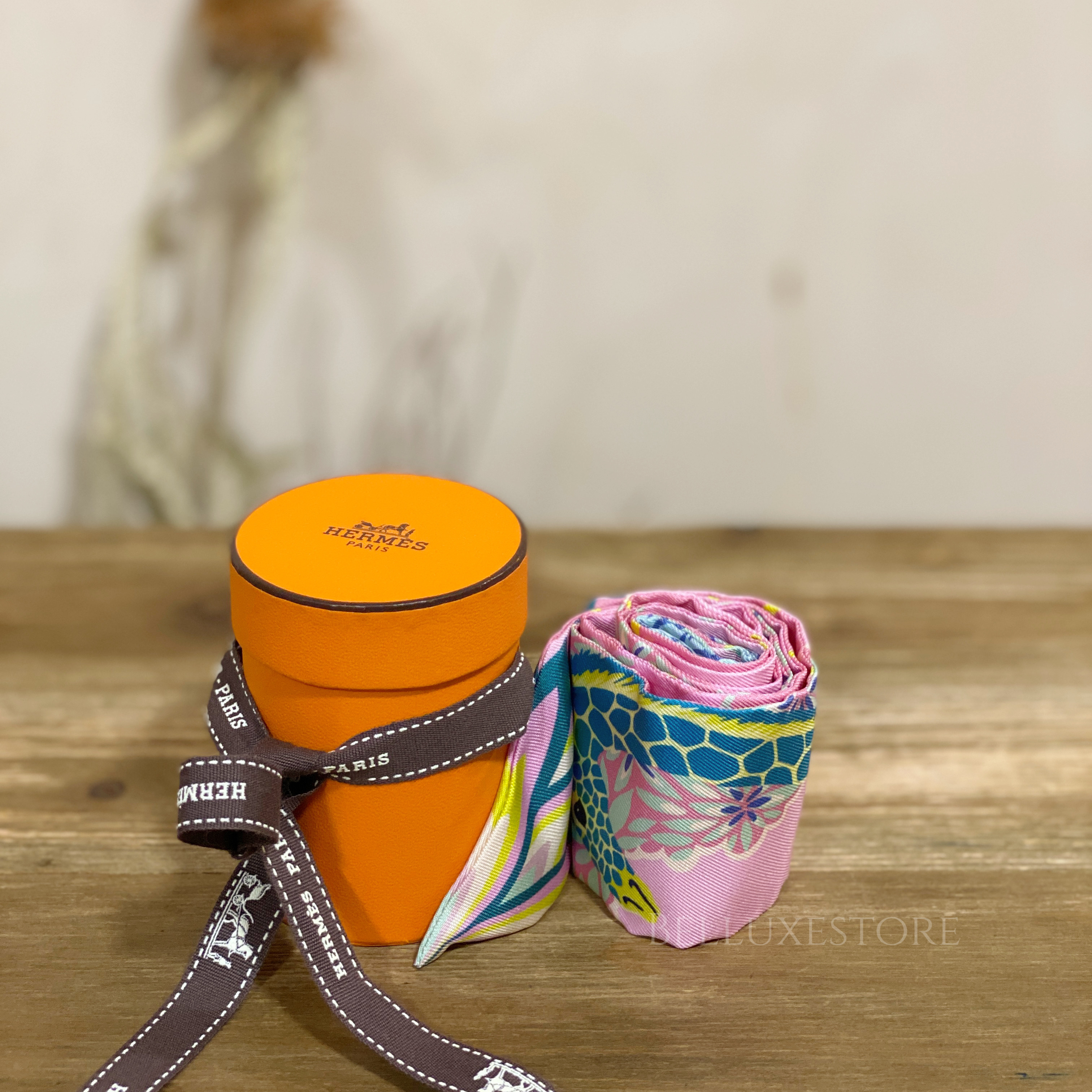 [Unused] Hermes twilly pink