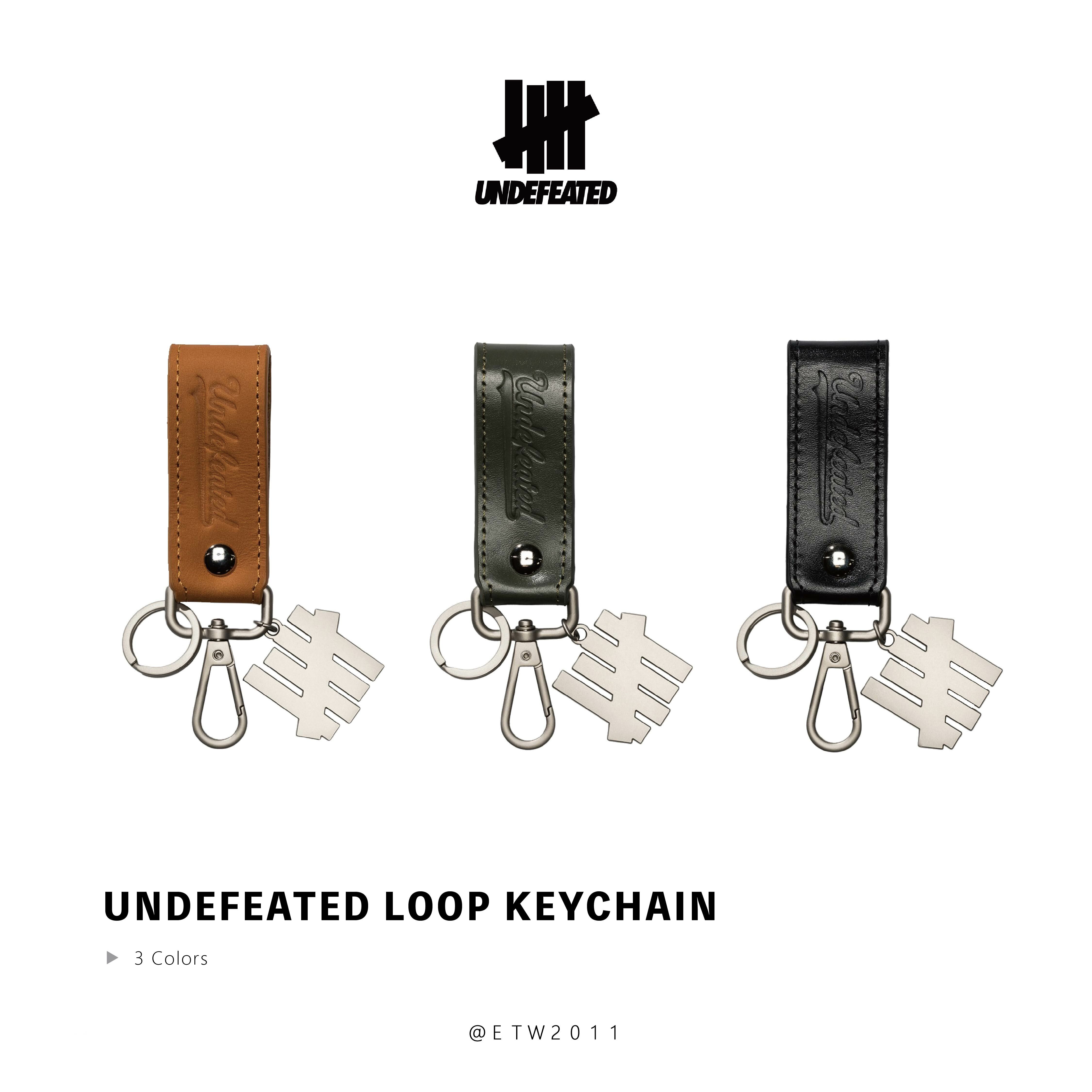 ☆ETW☆【EASY TO WEAR】UNDEFEATED LOOP KEYCHAIN 鑰匙圈