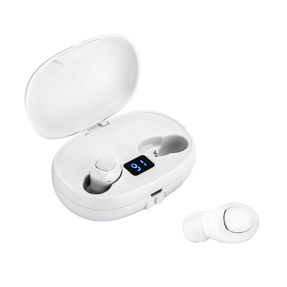 RONEVER 智能顯示藍牙耳機 MOE314 藍牙耳機 中文語音 無損音質 輕巧 降噪 真無線 藍牙耳機 R