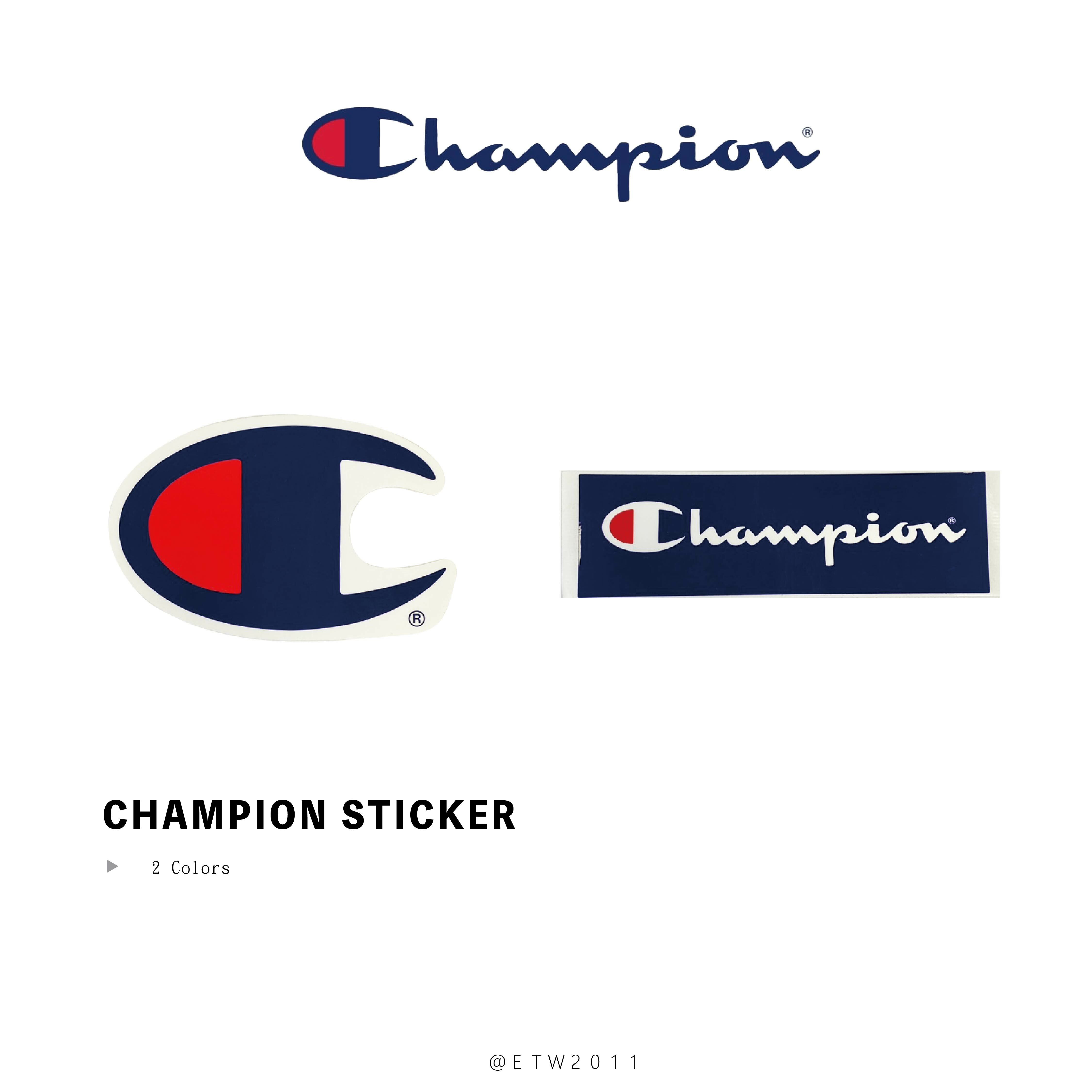 ☆ETW☆【EASY TO WEAR】Champion sticker 冠軍 貼紙