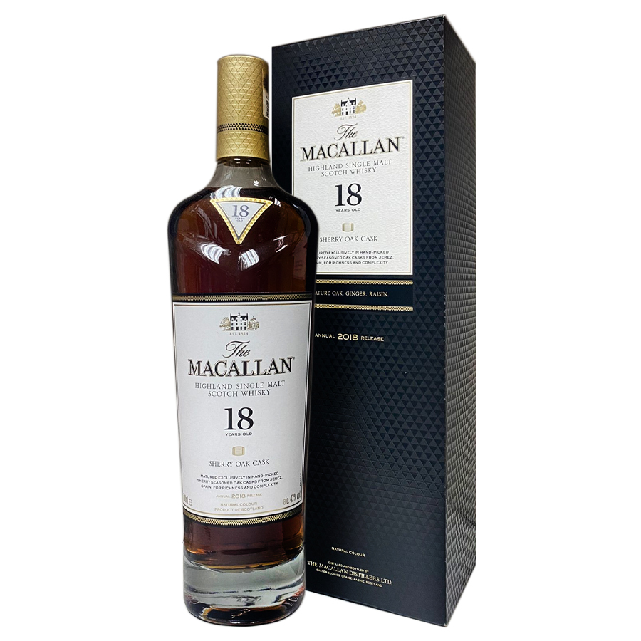 Macallan 18 sherry cask 2018 43 %