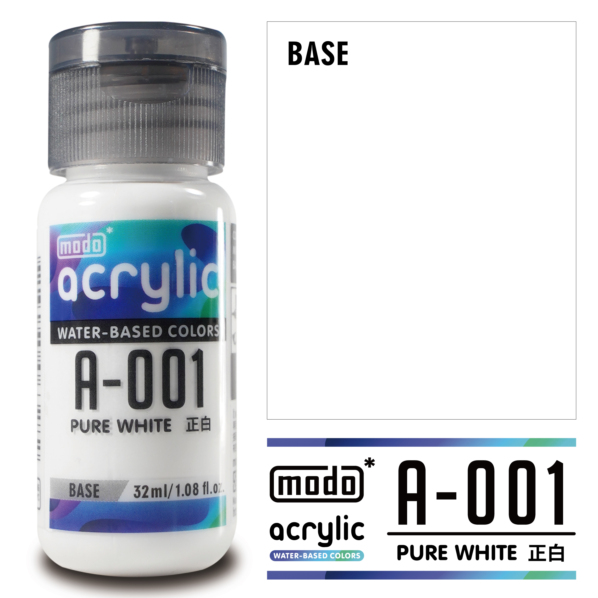 Modo A001 正白色 32ml (水性系列)