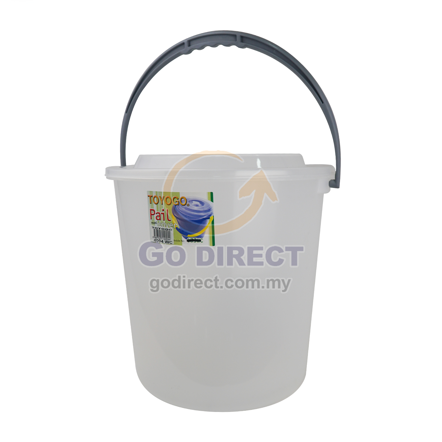 TOYOGO 15L Plastic Handy Pail (4004WC) Malaysia