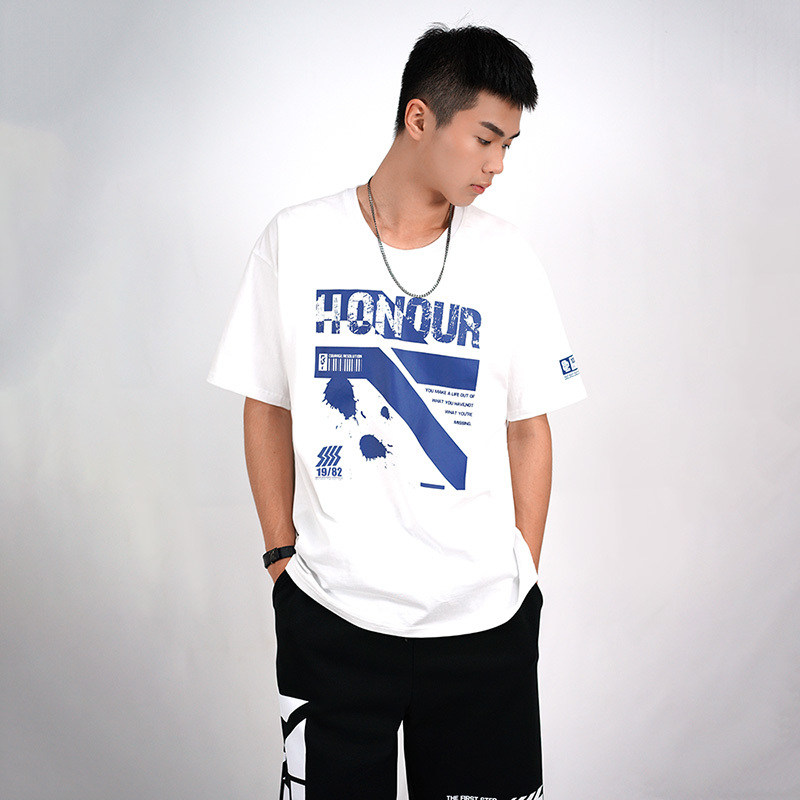 RETOP 賽博龐克 榮耀戰役寬版圓領T 白| RETOP原創潮流服飾品牌