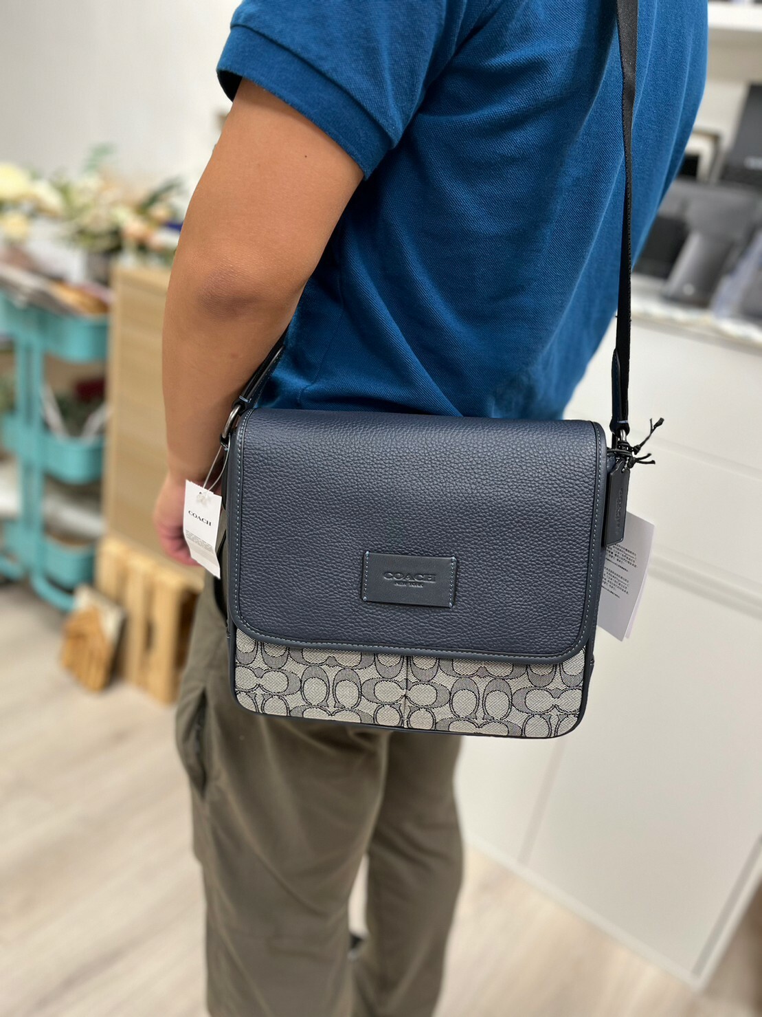【現貨】Coach Sprint Map Bag 側背包 斜背包 肩背包 男包 包包