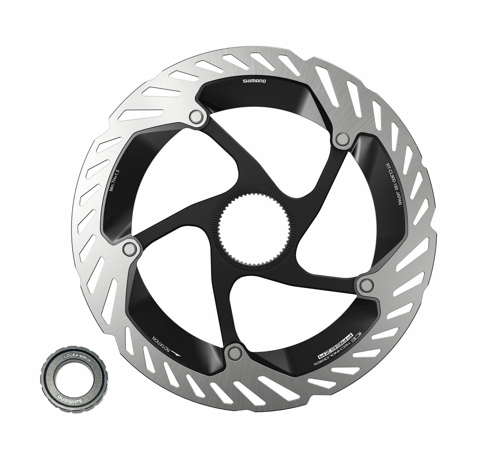 Shimano RT-CL900-M ICE-TECH Center Lock Disc Brake Roto