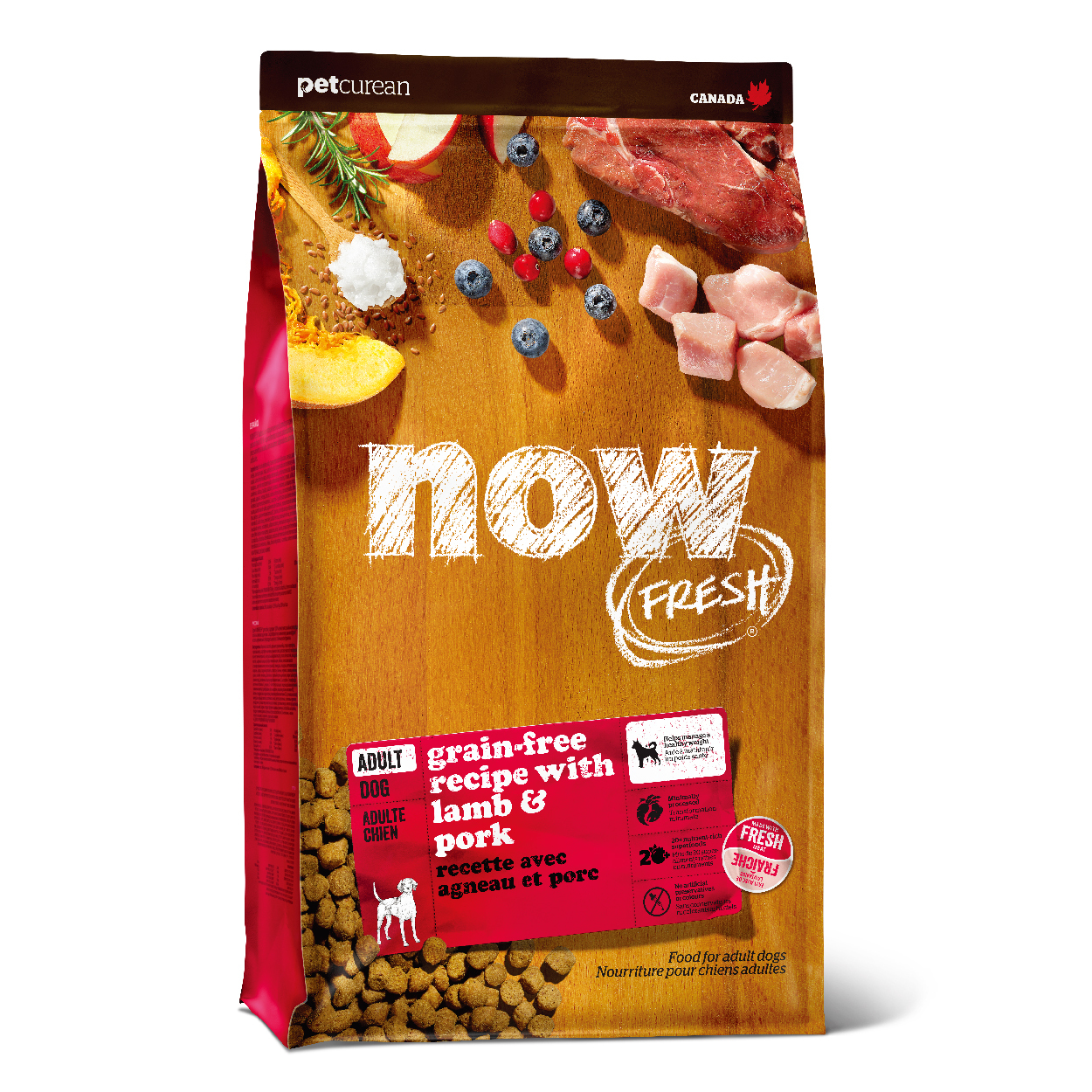 NOW Fresh 紅肉配方 (羊及豬)無榖物狗乾糧-全犬種-成年