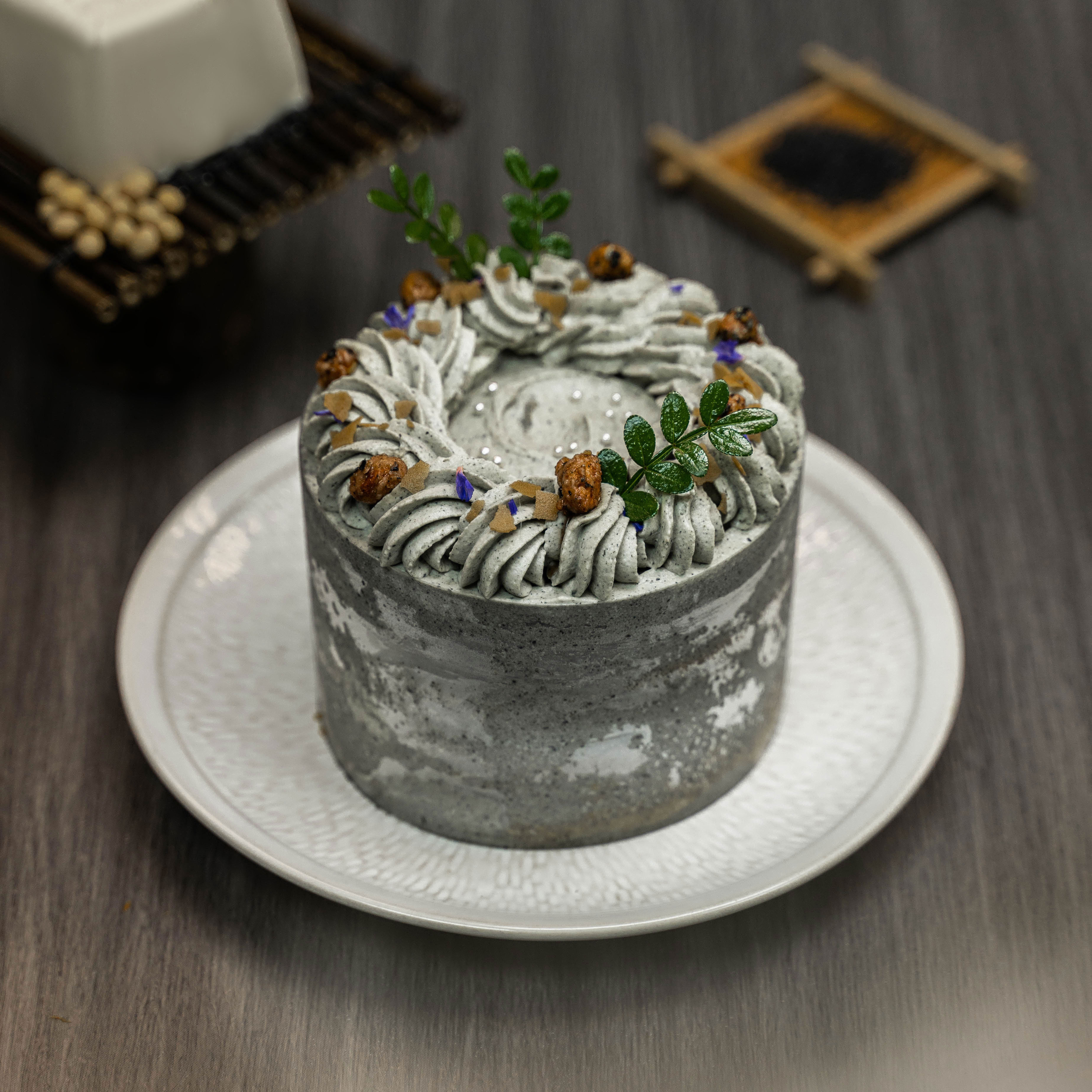 芝麻豆腐麻糬蛋糕