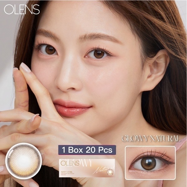 OLENS Glowy Natural 1 Day(Latte Brown)20P