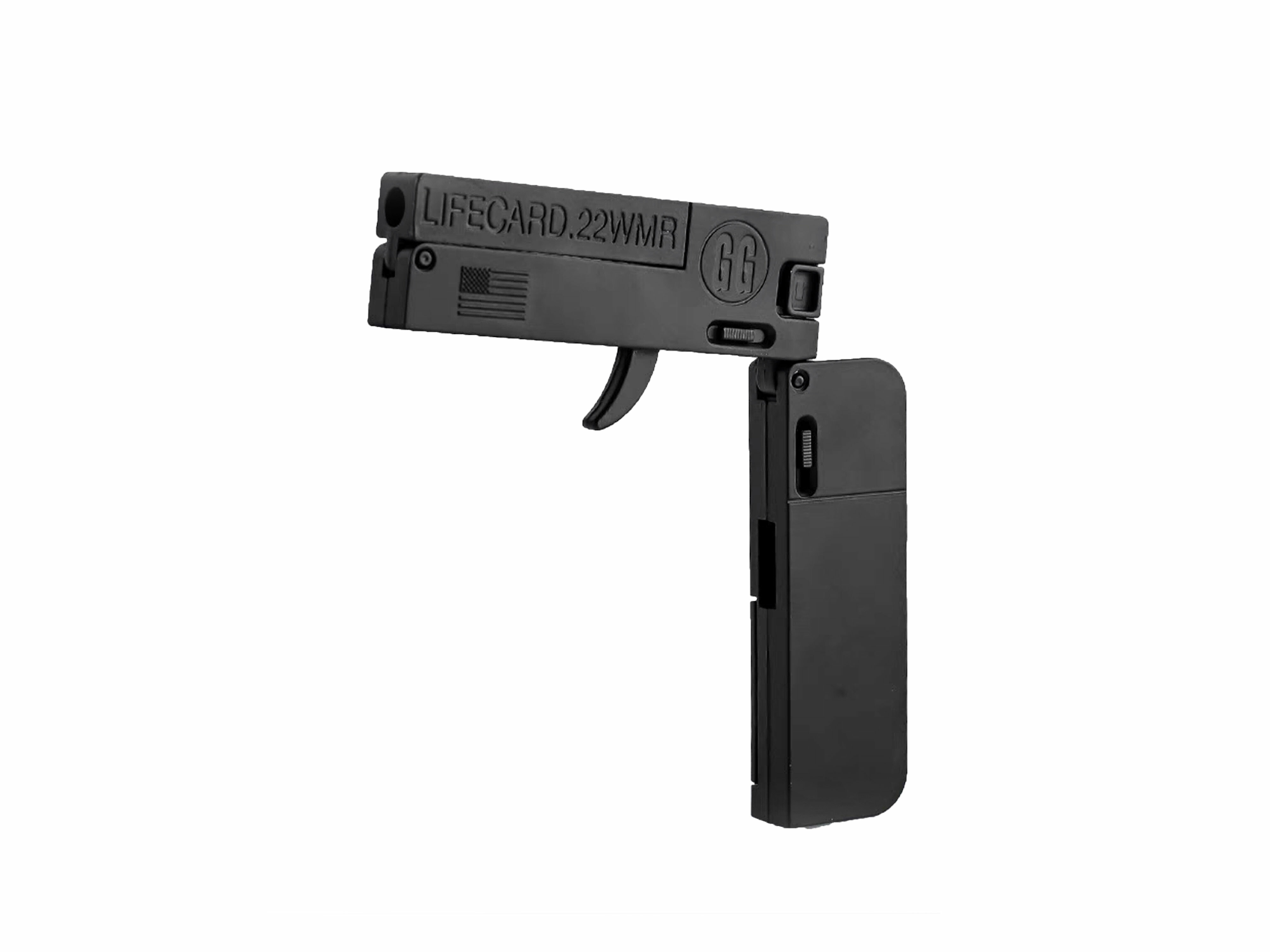 GUA TOYS LIFE CARD .22WMR Foldable Airsoft Dart Blaster