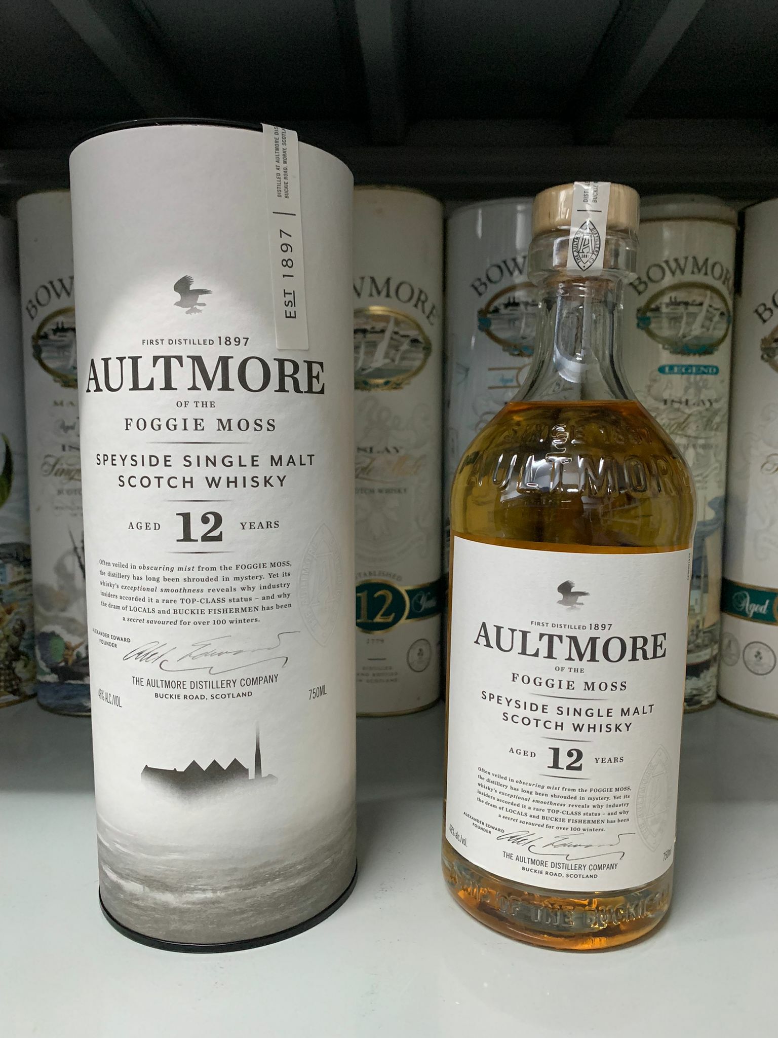 Aultmore 12 Years (Bottled in 2015) Speyside Single Mal