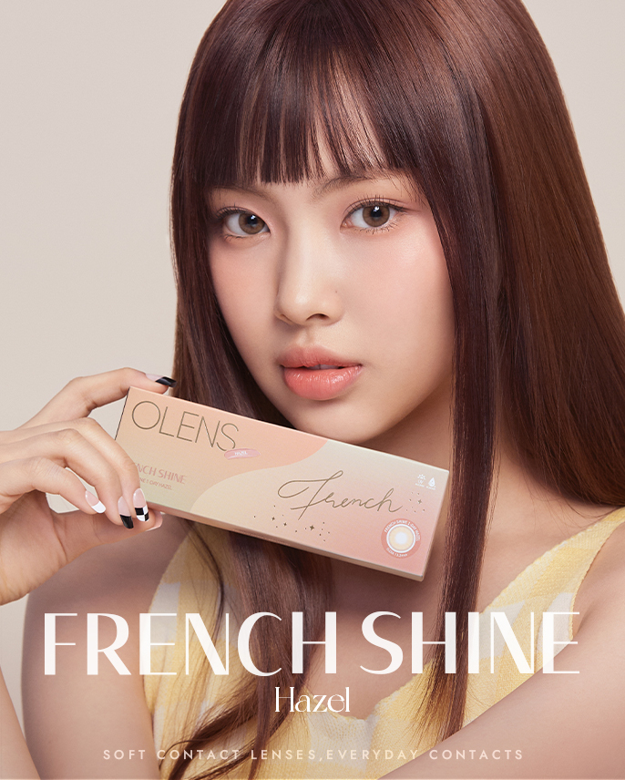 OLENS French Shine HAZEL One Day Soft Contact Lens [20P