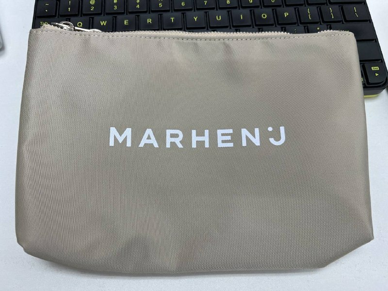 [S] MARHEN.J LOGO PRINT POUCH,KHAKI, MJ21CLINAPBE-KHAKI (SMH51)