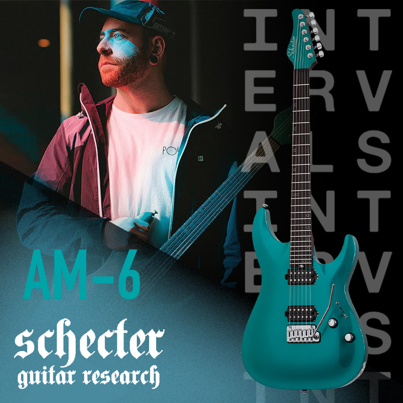 Aaron Marshall 簽名款 Schecter AM-6 雙雙 小搖座 電吉他