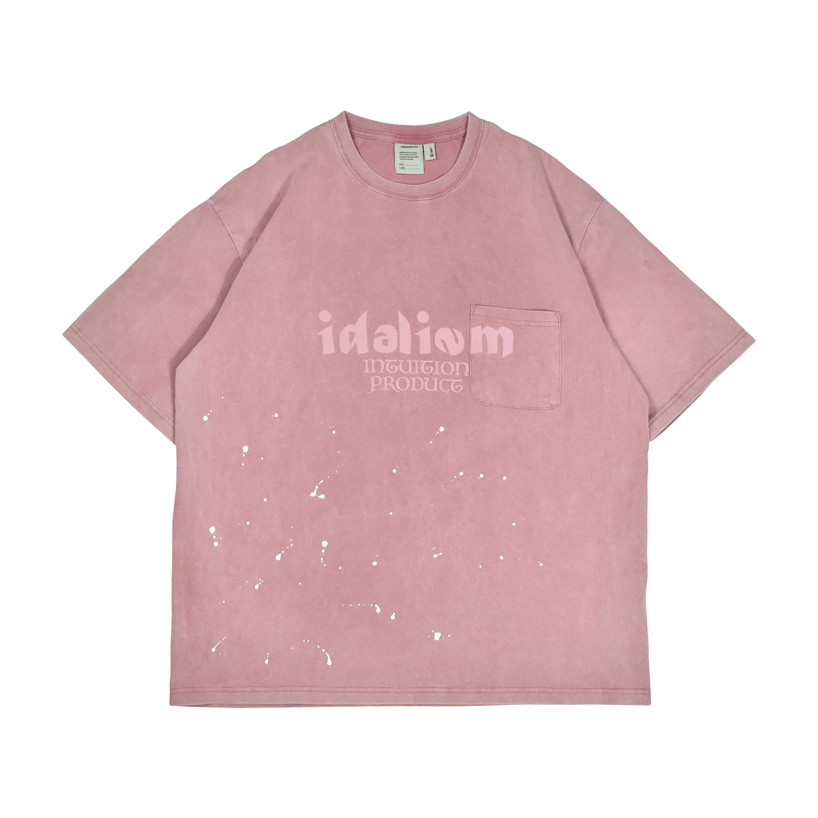 IDEALISM - Splash Logo TEE - Pink