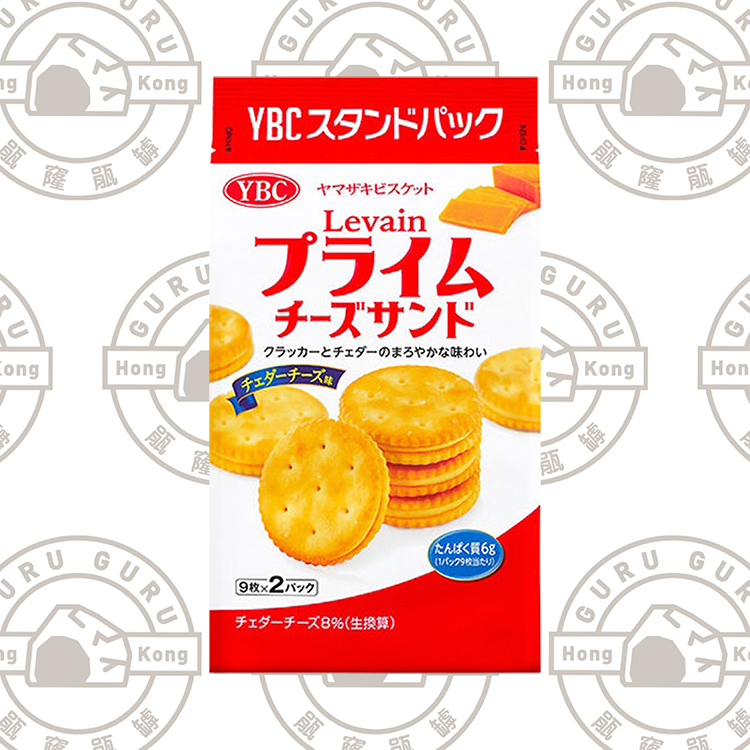 日本 YBC 車打芝士夾心餅 (16枚入) 129.6g